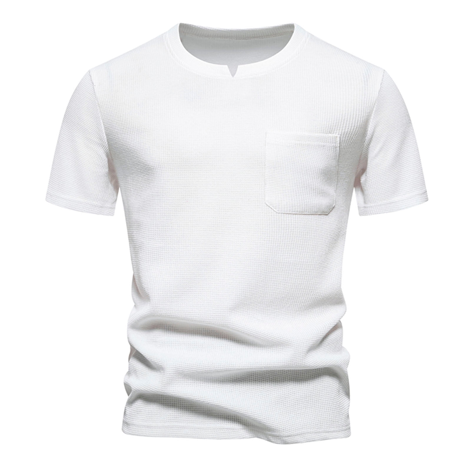 Crewneck Shirts for Man Summer Fall Short Sleeve Brunch Crochet Cable ...