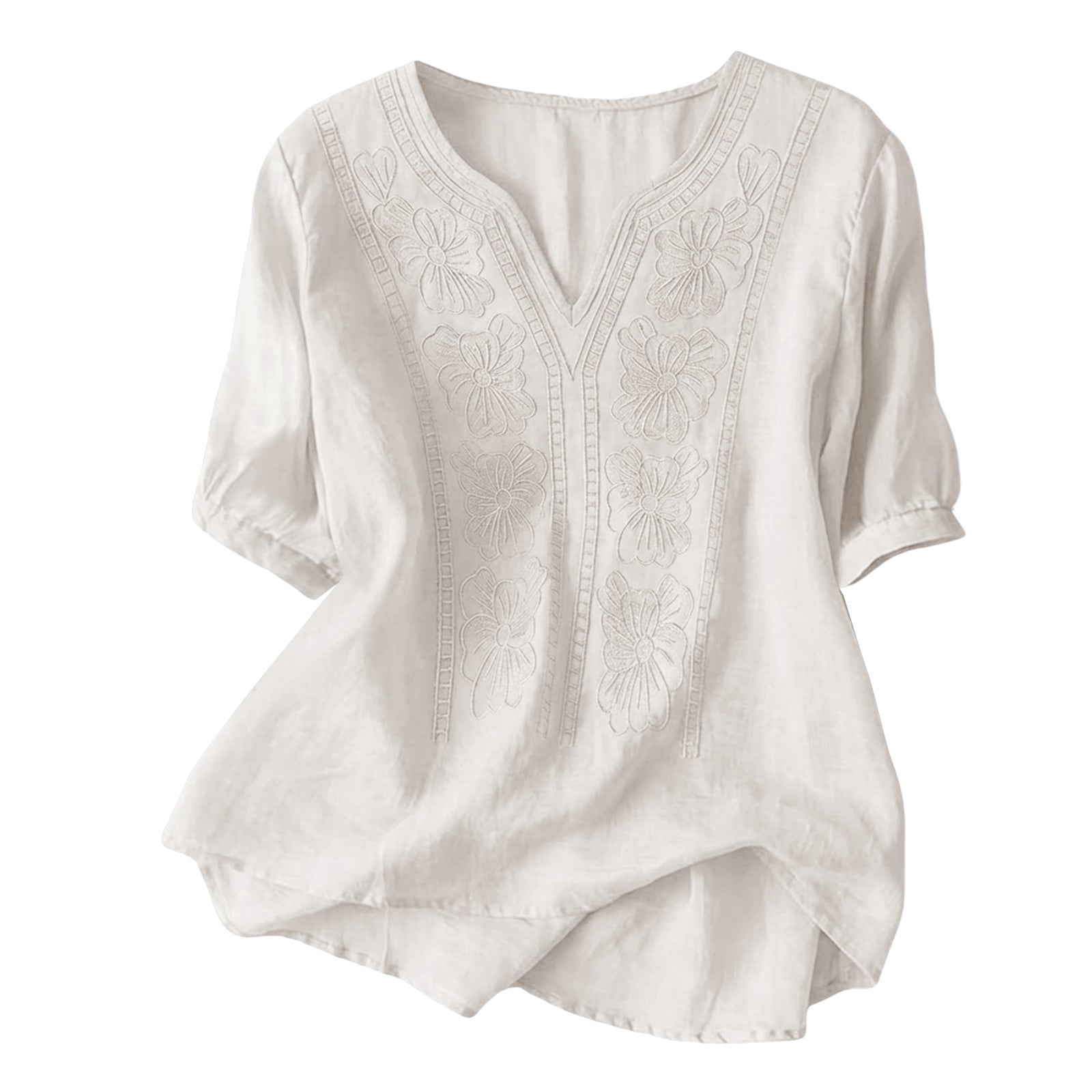 Crewneck Short Sleeve T shirts for Women Summer Basic - Walmart.com