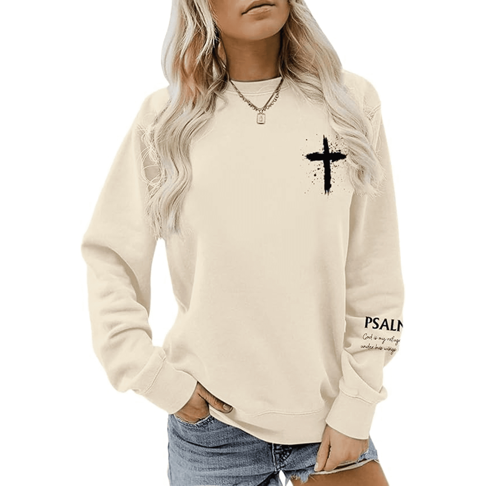 Crewneck Sweatshirts Women Stylish Printed for Cozy Inside Everyday ...