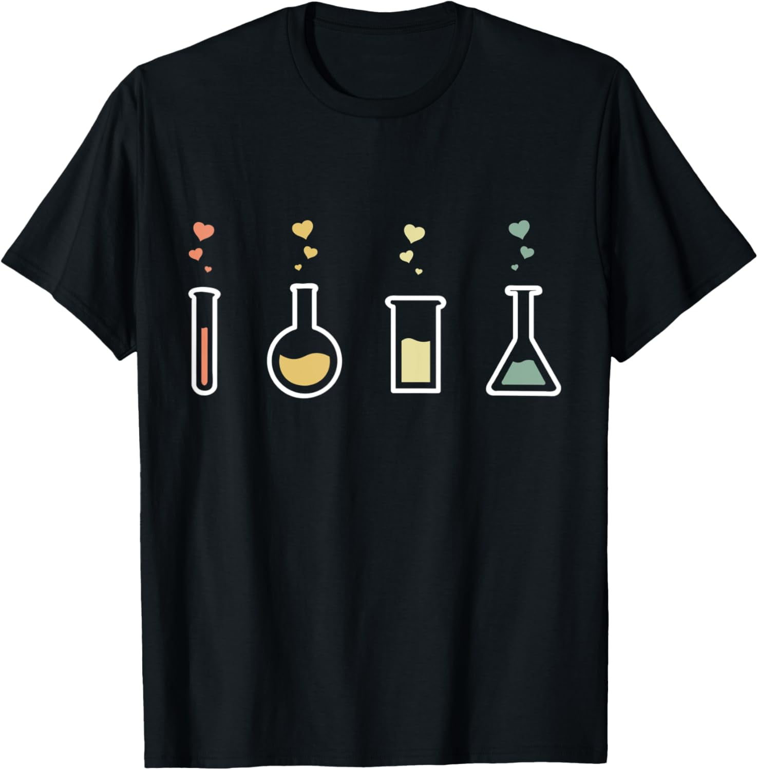 Crewneck Unisex Tee - Chemistry Flasks Funny Science Lover Chemistry ...
