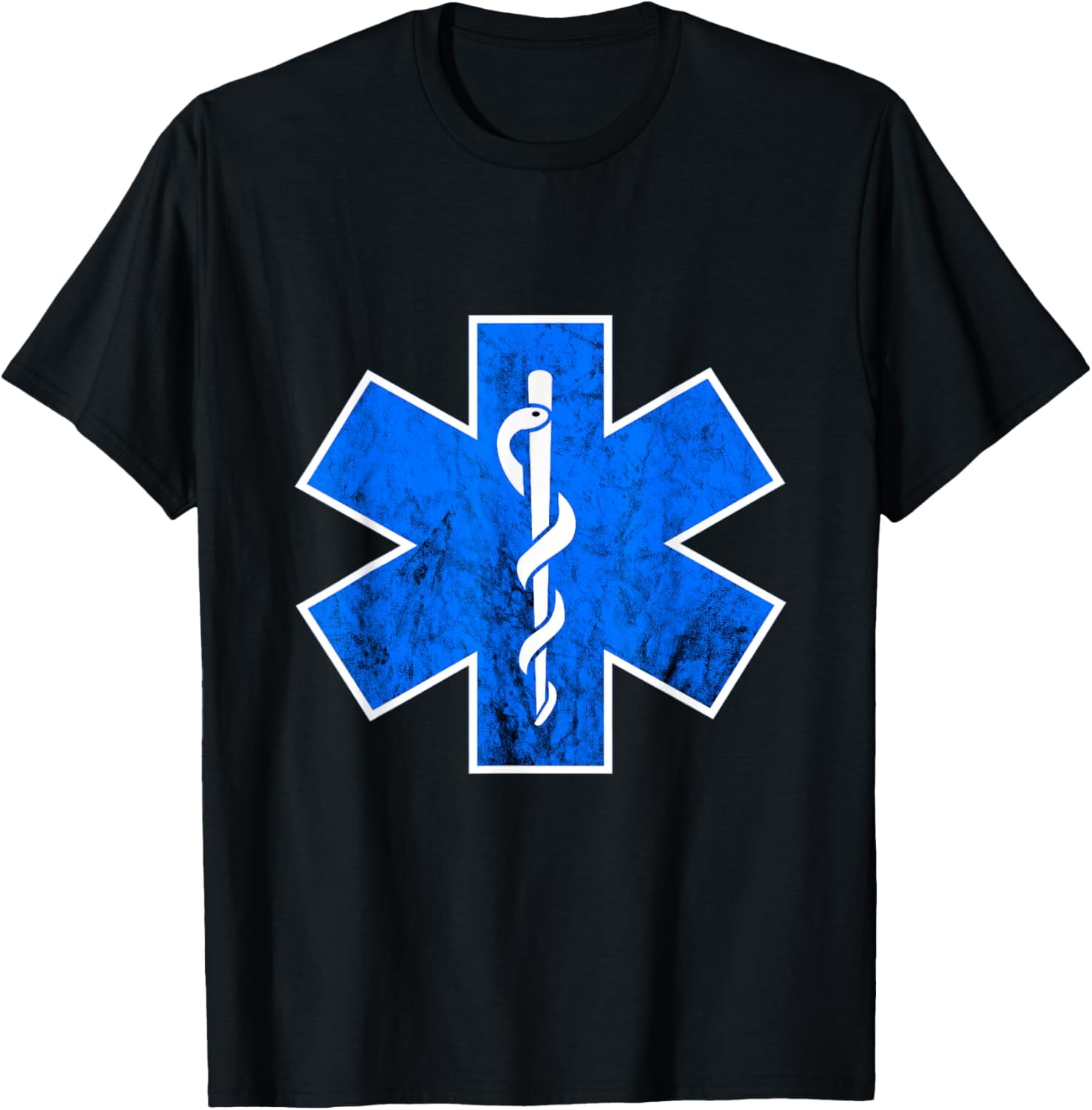 Crewneck Unisex Tee - EMT Paramedic Star Of Life Emergency Medical Technician EMS T-Shirt ...