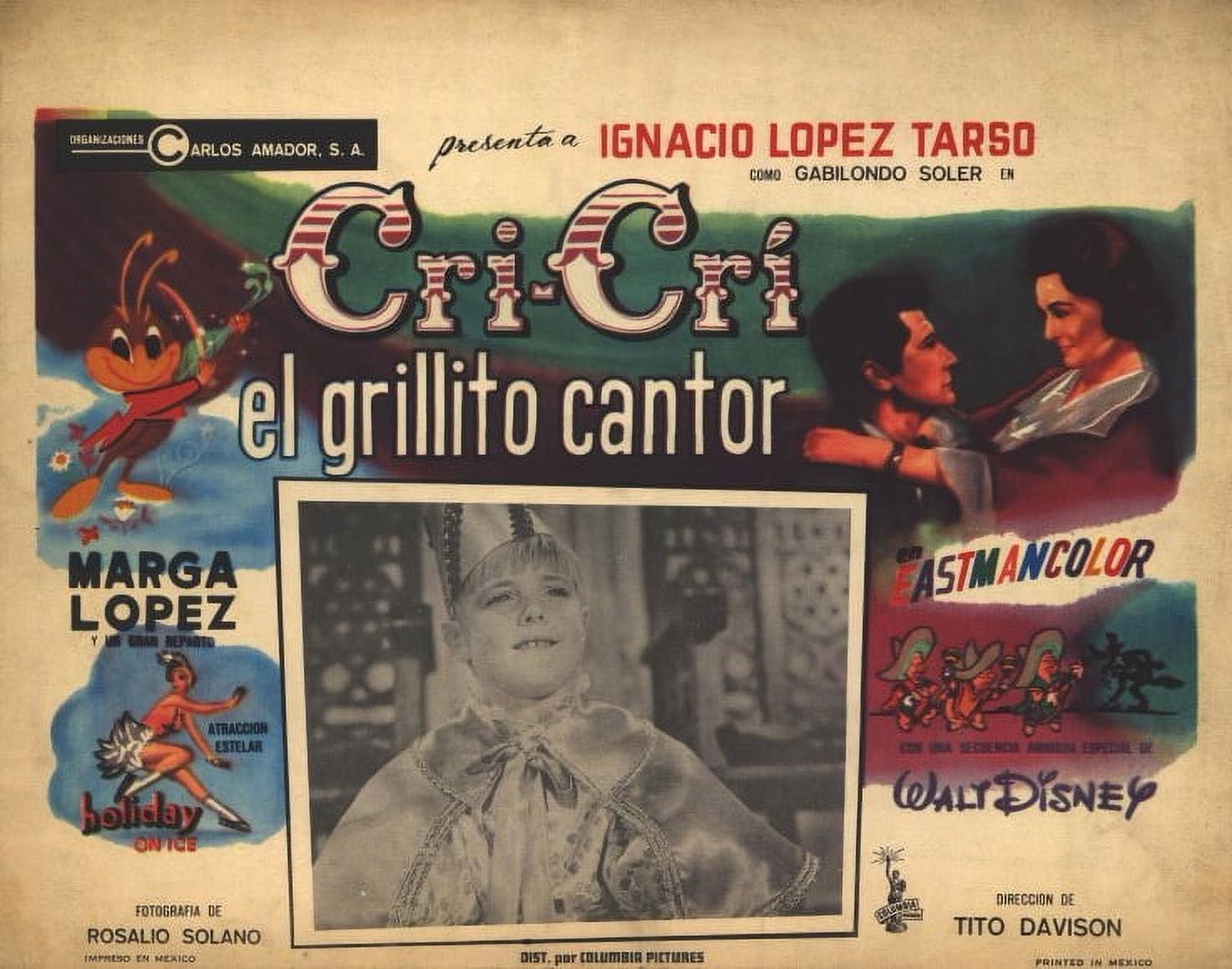 Cri Cri el grillito cantor - movie POSTER (Style B) (11 x 14) (1963)