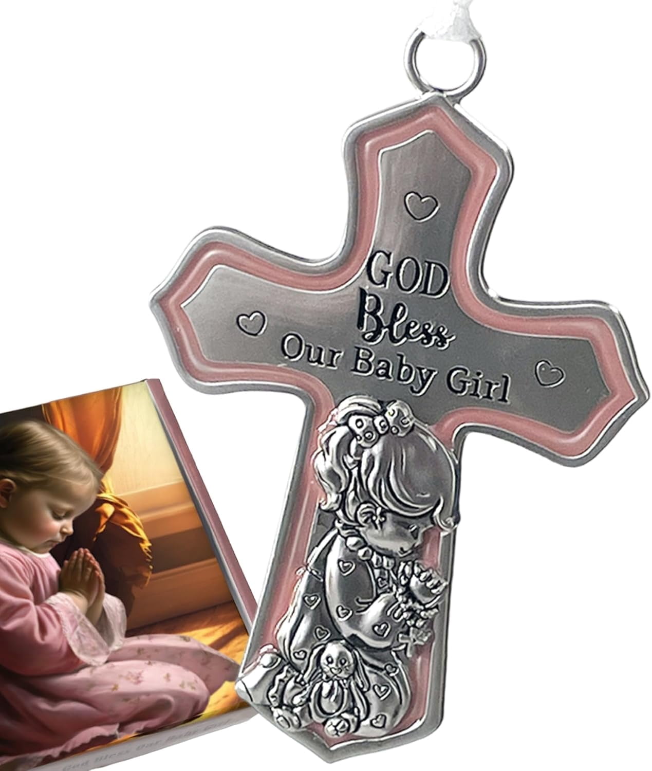 Crib Cross God Bless This Baby Girl Baptism Gifts for Baby Girls ...