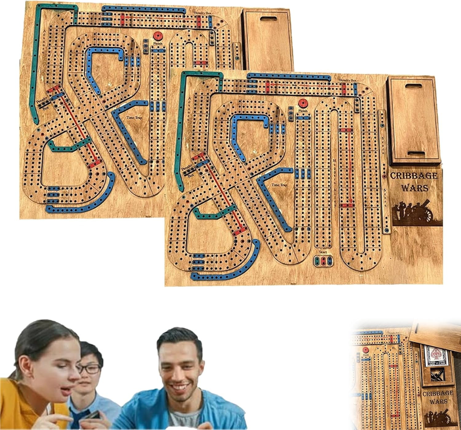 Cribbage War Game, Cribbage Wars Board Game, Cribbage Wars, 2024 Newest ...