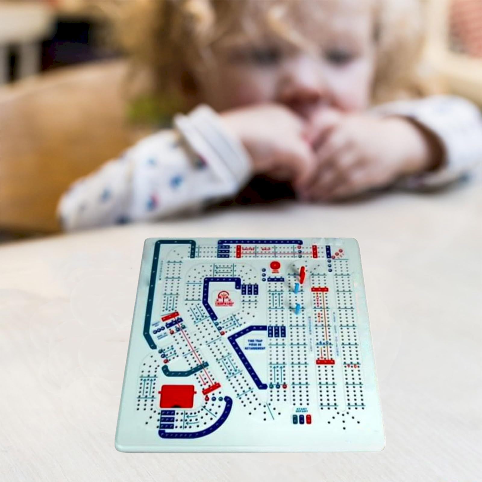 Cribbage War Game Wooden Cribbage Board Game Set Has A Storage For ...