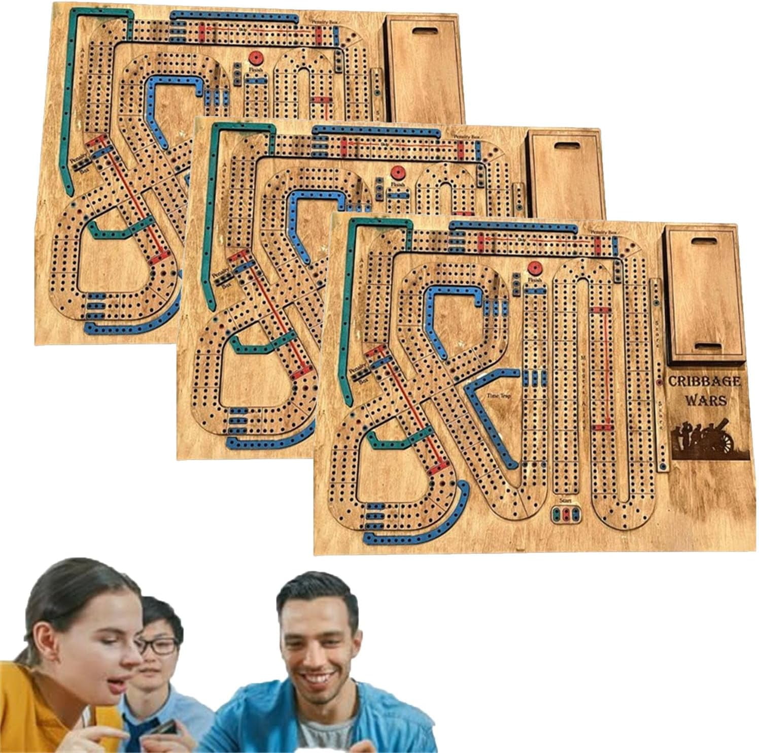 Cribbage Wars Board Game, Cribbage Wars, Cribbage War Game, Cribbage ...