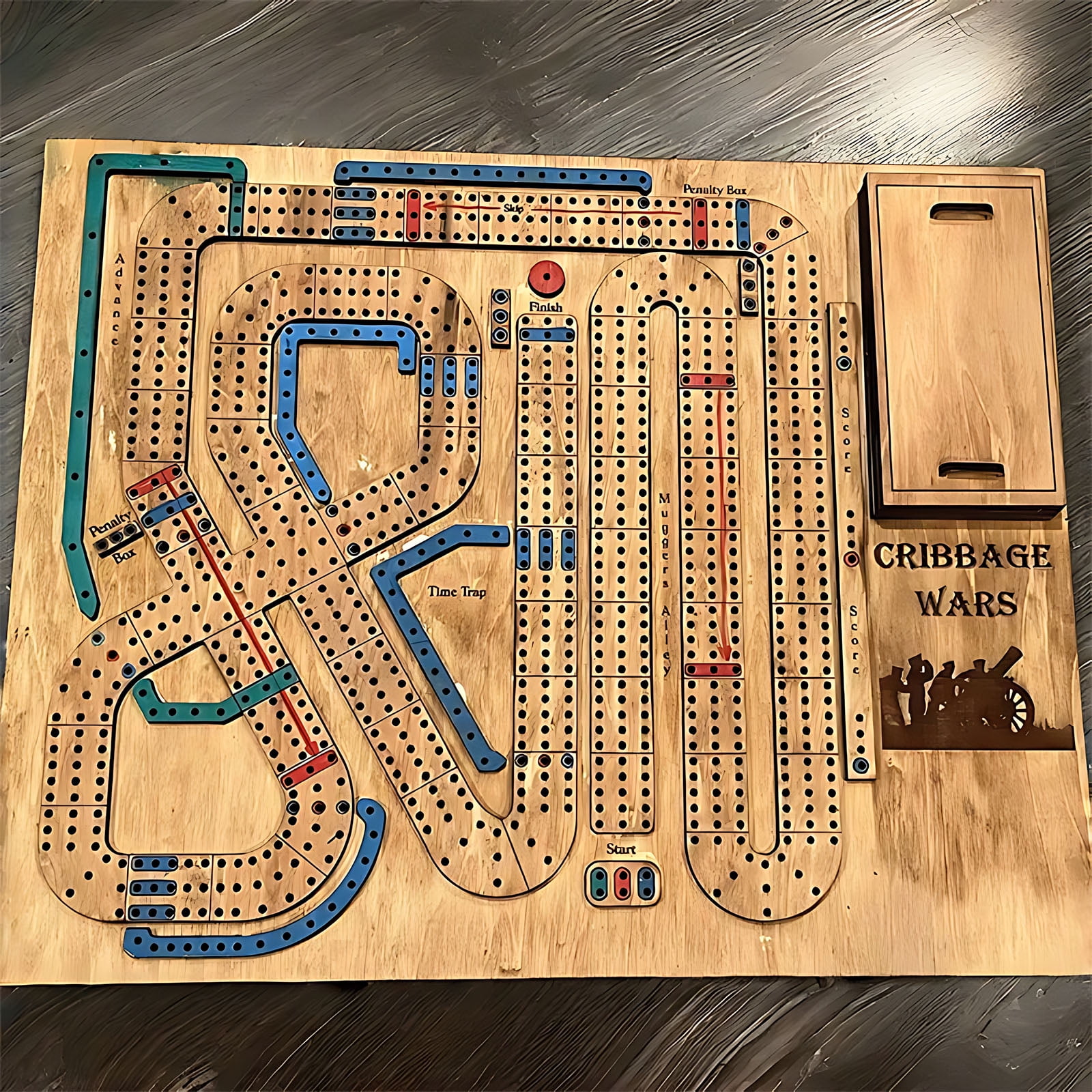 Cribbage Wars Board Game, Cribbage Wars, Cribbage War Game, Cribbage ...