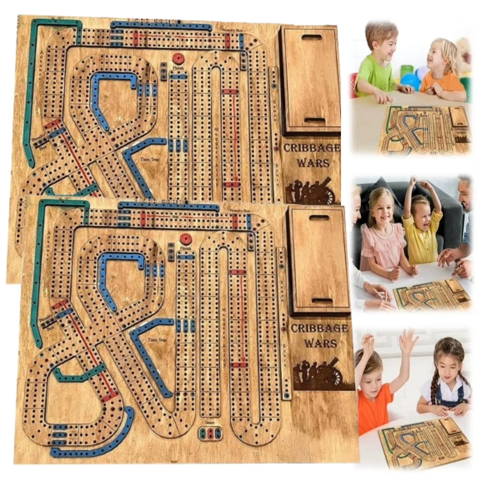 Cribbage Wars Board Game, Cribbage Wars, Cribbage War Game, Cribbage ...
