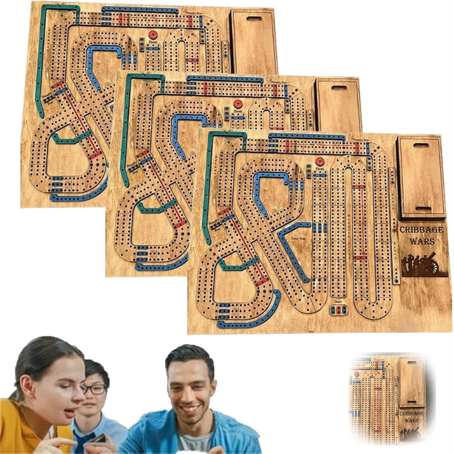 Cribbage Wars Board Game, Cribbage War Game, Cribbage Board Game Set ...