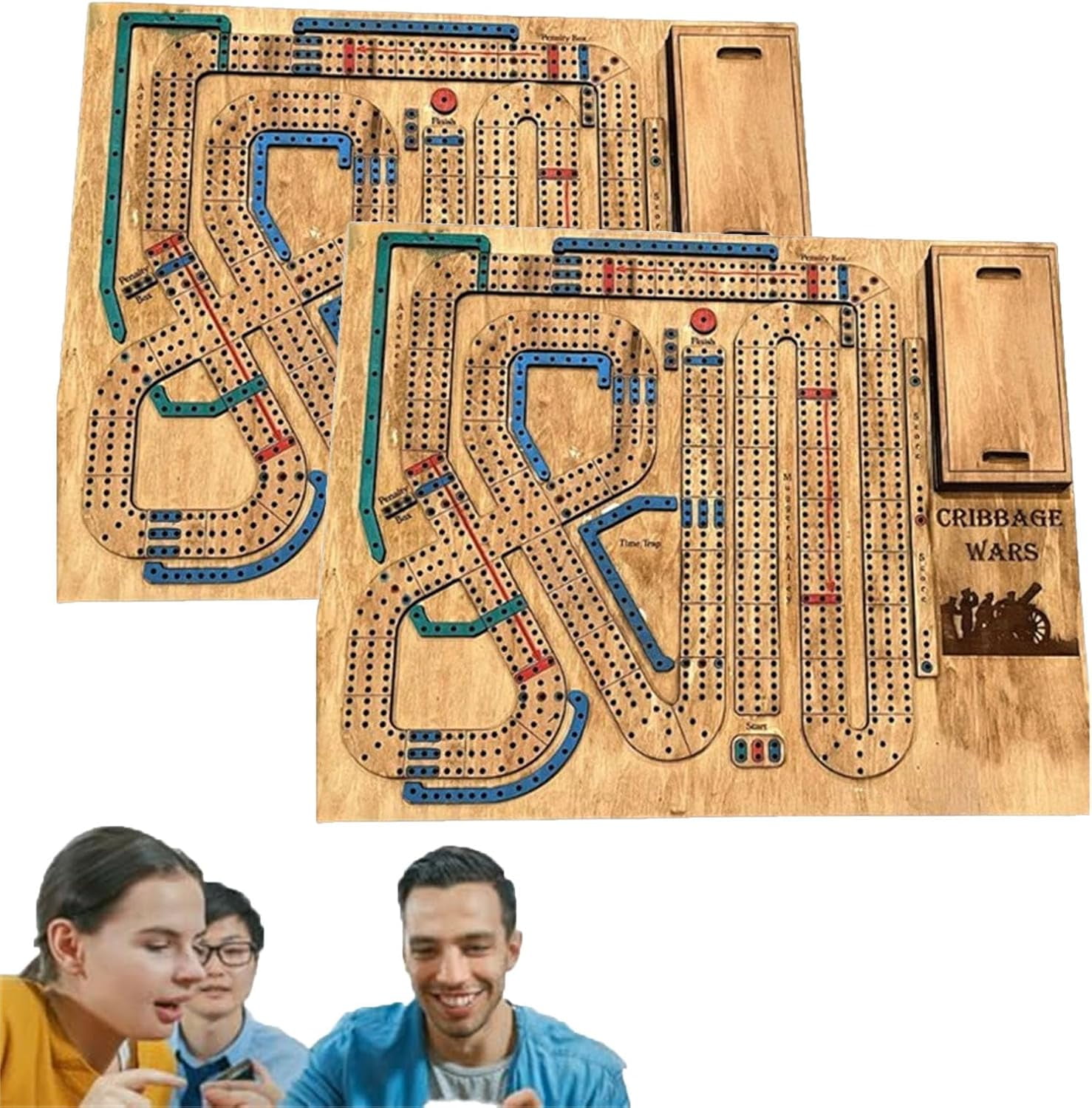 Cribbage Wars Board Game, Cribbage Wars, Cribbage War Game, Cribbage ...