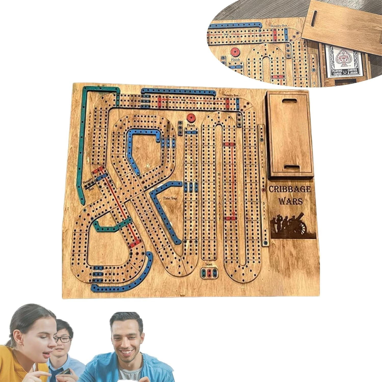 Cribbage Wars Board Game, Cribbage Wars, Cribbage War Game, Cribbage ...