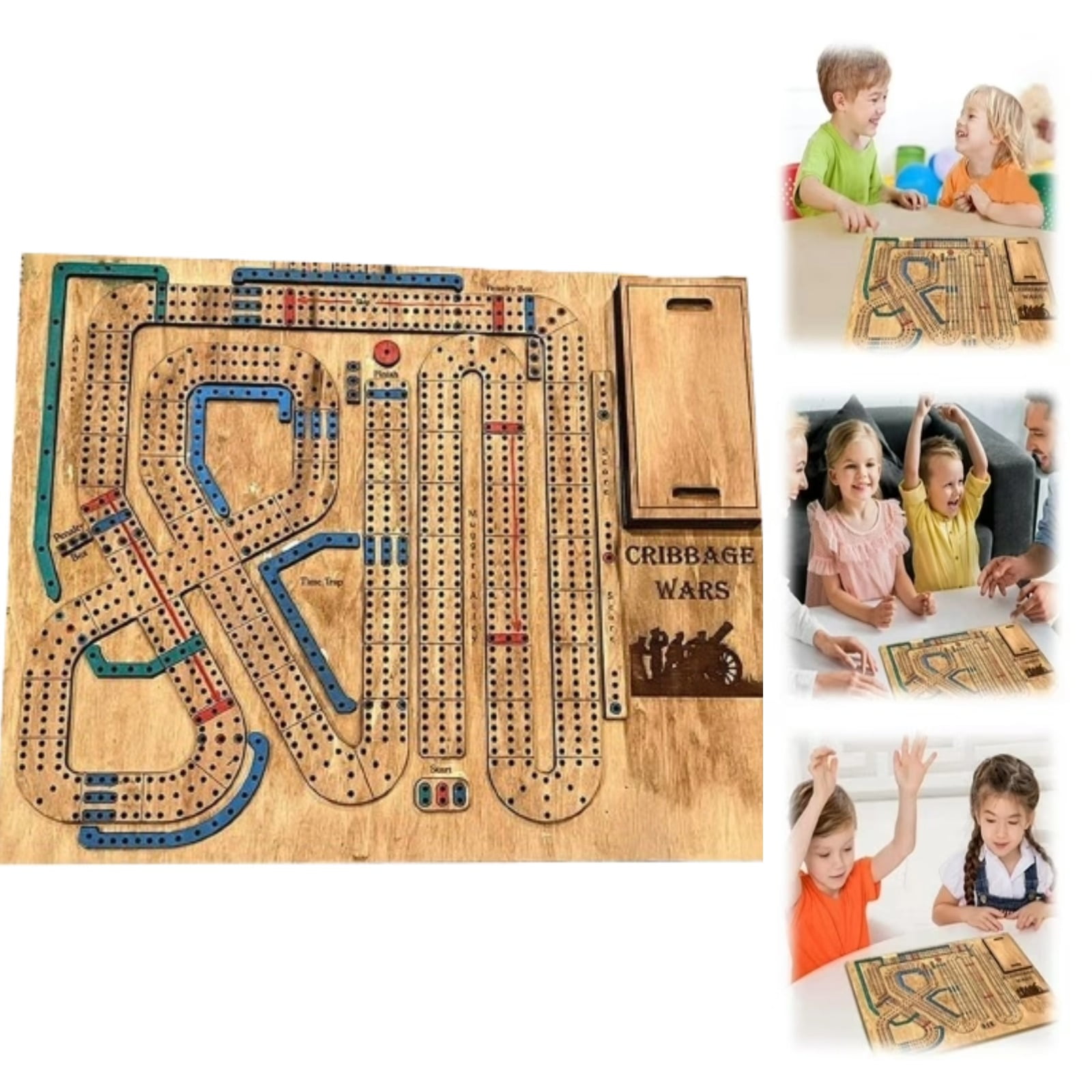 Cribbage Wars Board Game and Cribbage Boards Unique: A Wonderful ...