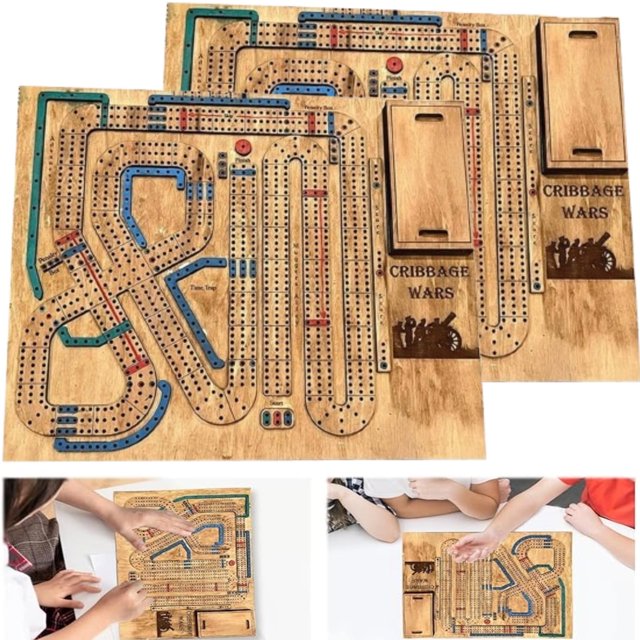 Cribbage Wars Board Game,Cribbage Wars,Cribbage War Game,2024 New ...
