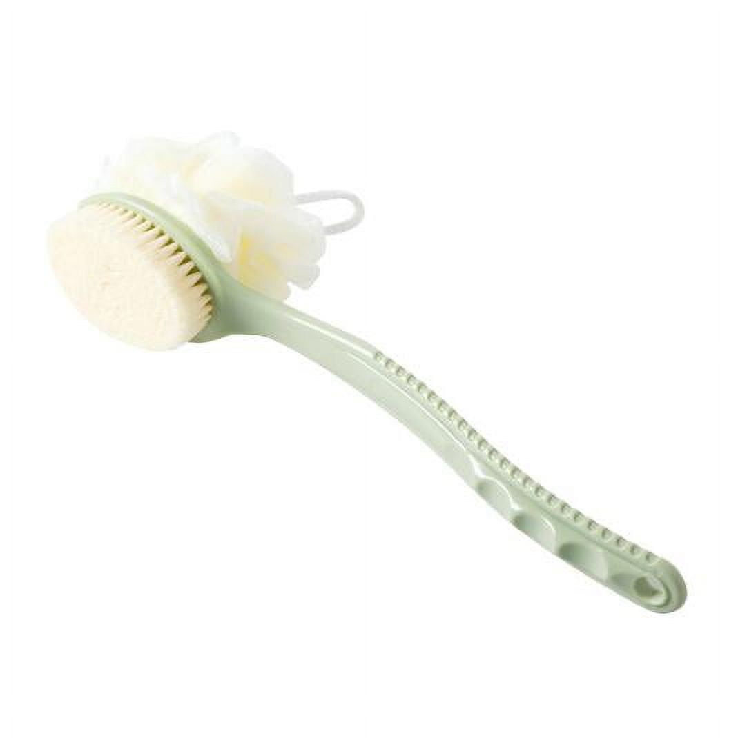 Cribun Loofah Back Scrubber Long Handle 2 IN 1 Shower body Bath brush ...
