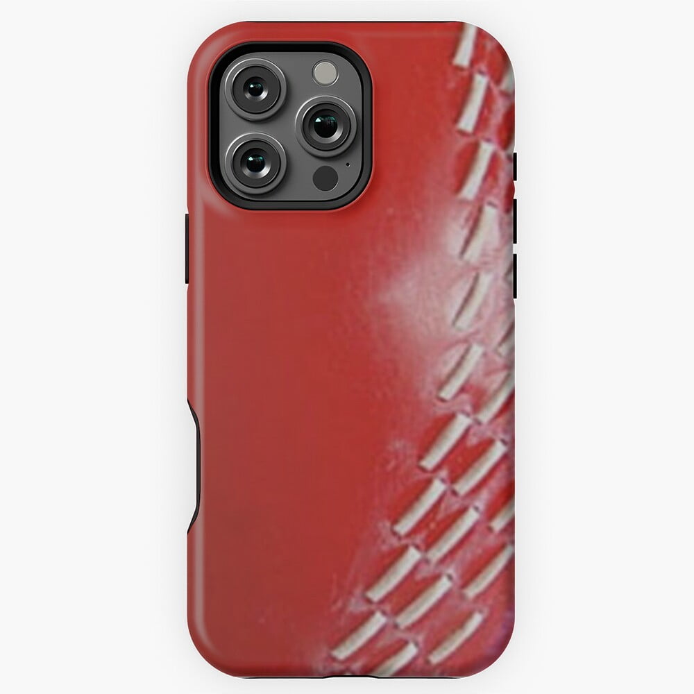 Cricket Ball Red Sport Cricketball Phone Case for iPhone 16 15 14 13 12 ...