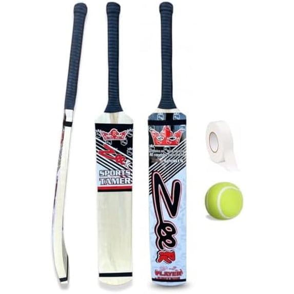 Cricket Bat with Free Tennis Ball for Tape Ball 35 inch Full Adult Size ...