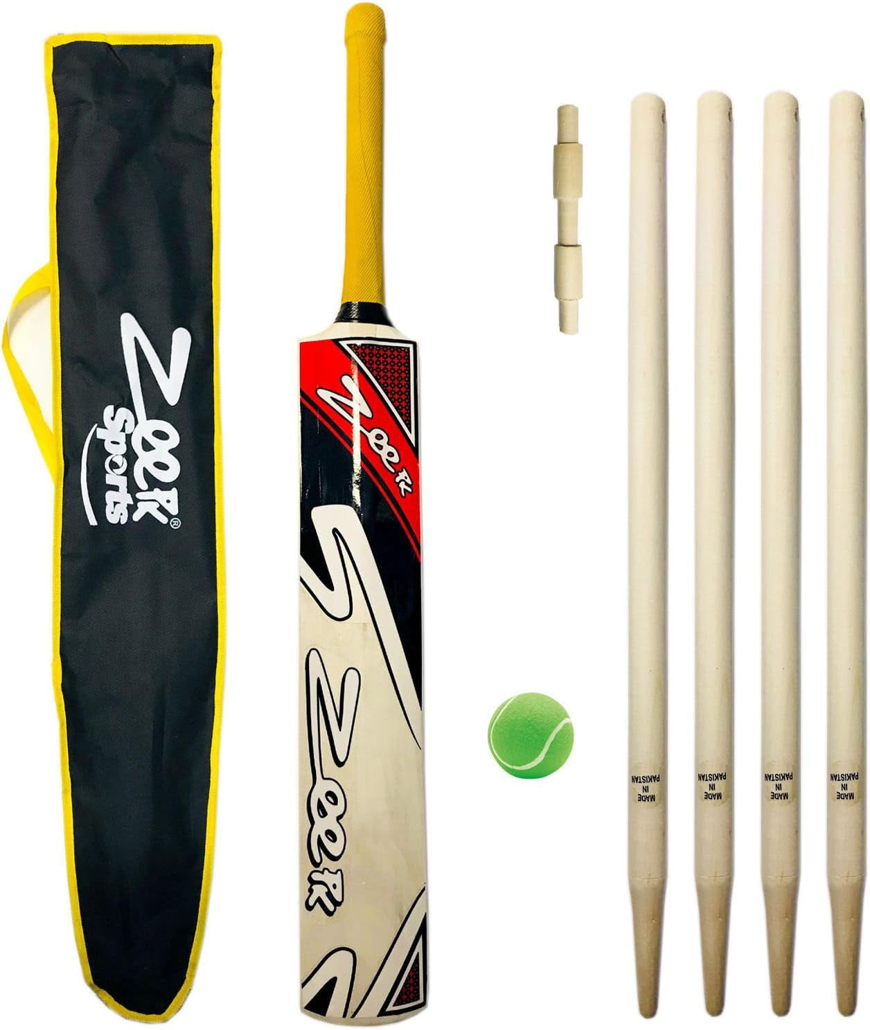 Cricket Bat Kit for Junior Kids Net Practice Tennis Ball Tape Ball ...