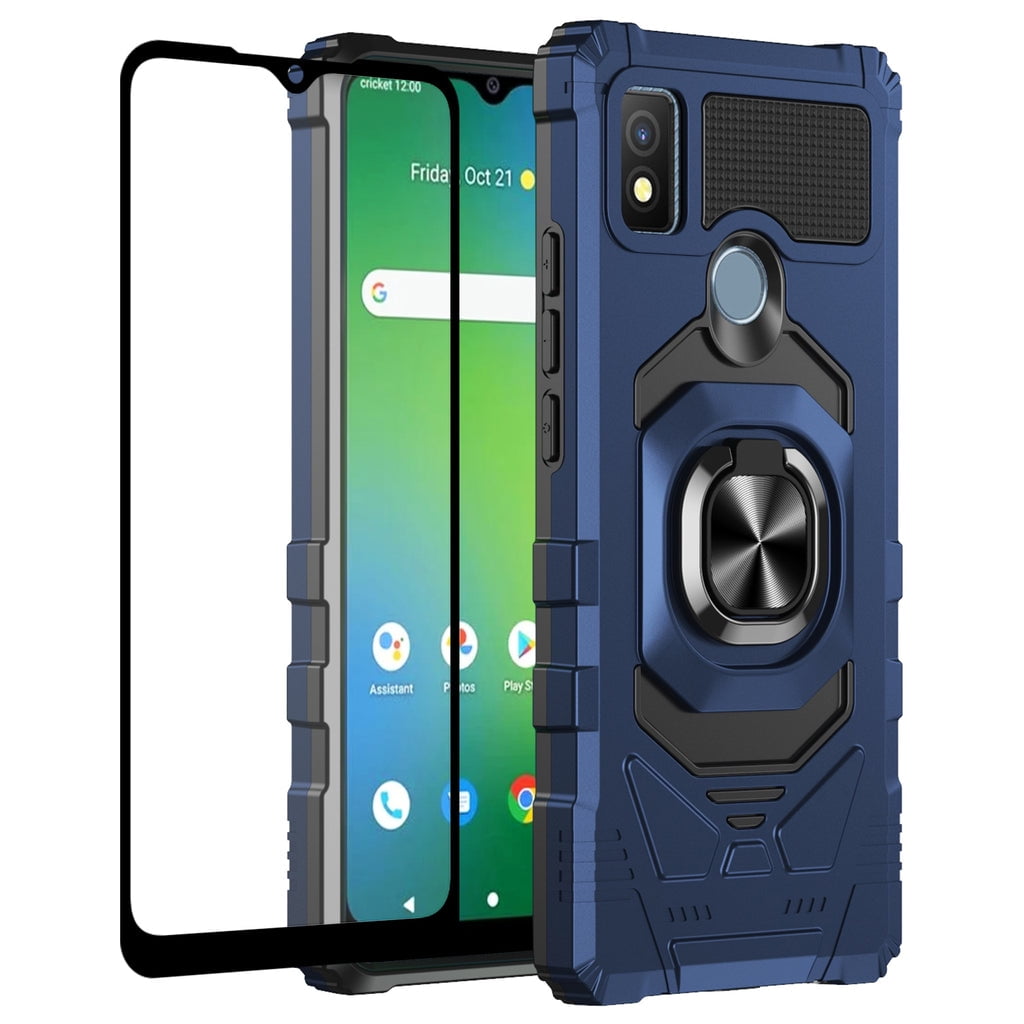 Cricket Debut Smart Case with Tempered Glass and Ring Kickstand ...