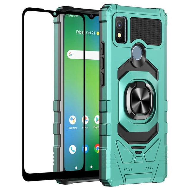 Cricket Debut Smart Case with Tempered Glass and Ring Kickstand ...