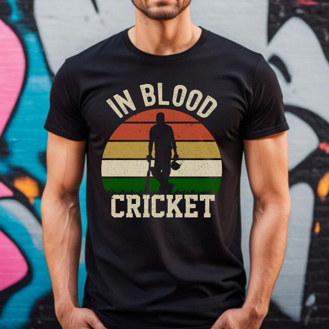 Cricket In Blood Shirt, Cricket Lover Shirt, Cricket Shirt, Cricket ...