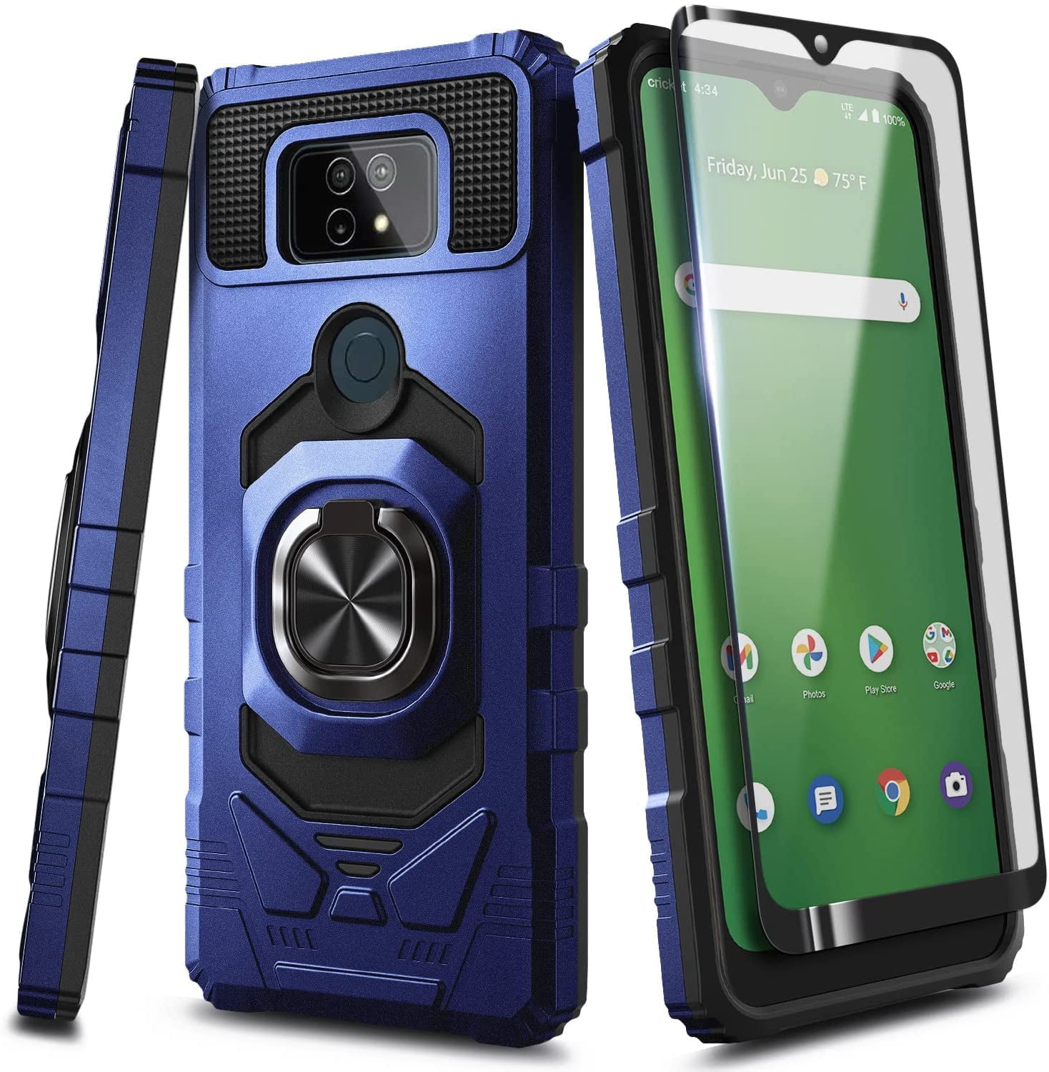 Cricket Ovation 2 / AT&T Maestro Max (2021) Phone Case with Tempered ...