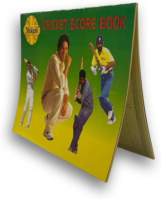 Cricket Scorebook Logging Innings for Comprehensive Game Records and ...