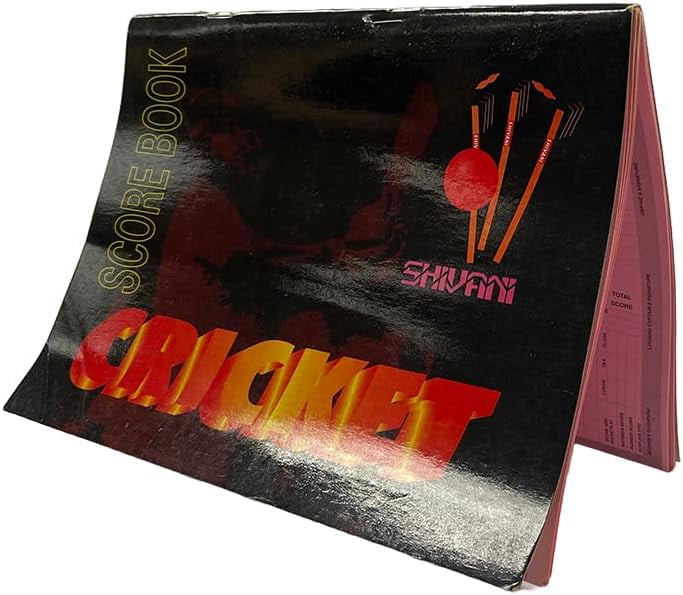 Cricket Scorebook Logging Innings for Comprehensive Game Records and ...