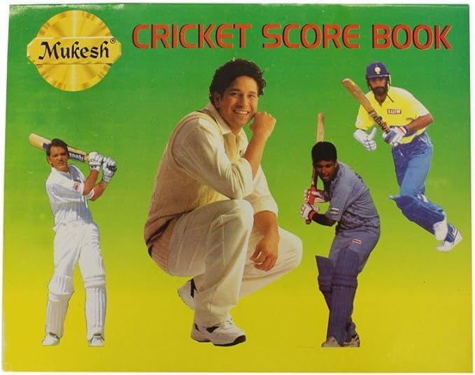 Cricket Scorebook Logging Innings for Comprehensive Game Records and ...
