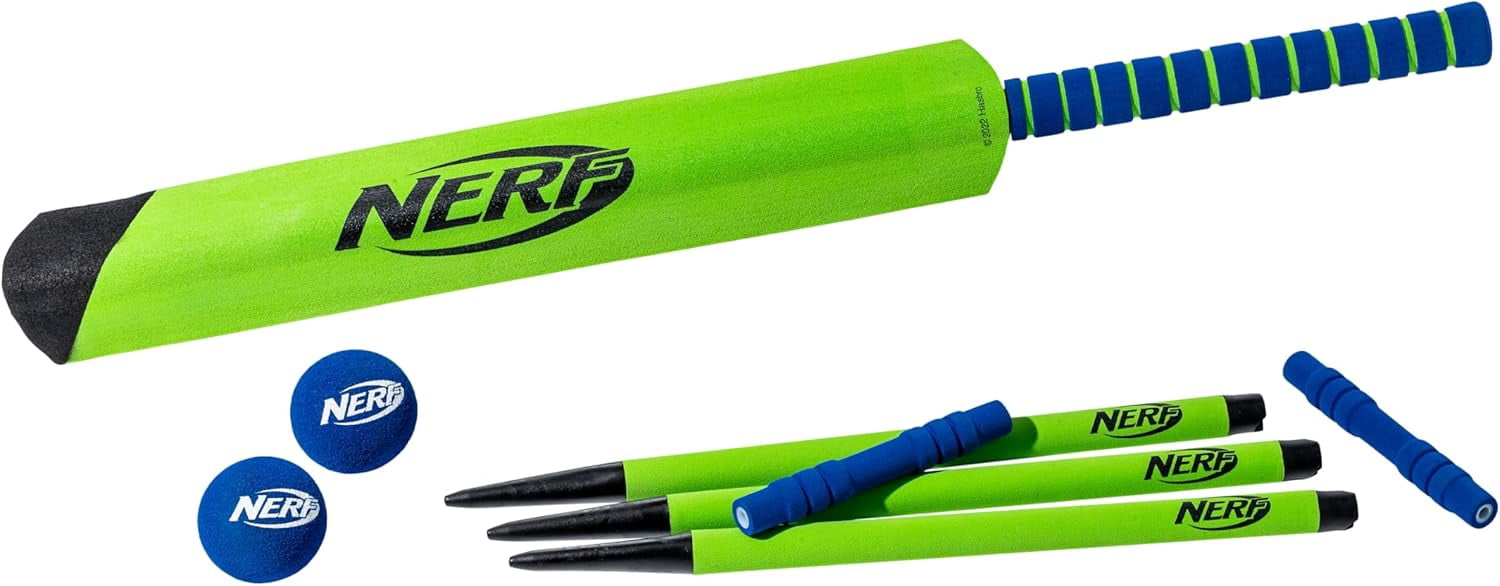 Cricket Set - Full Starter Cricket with 30" Bat, (2) Foam Balls + (3 ...