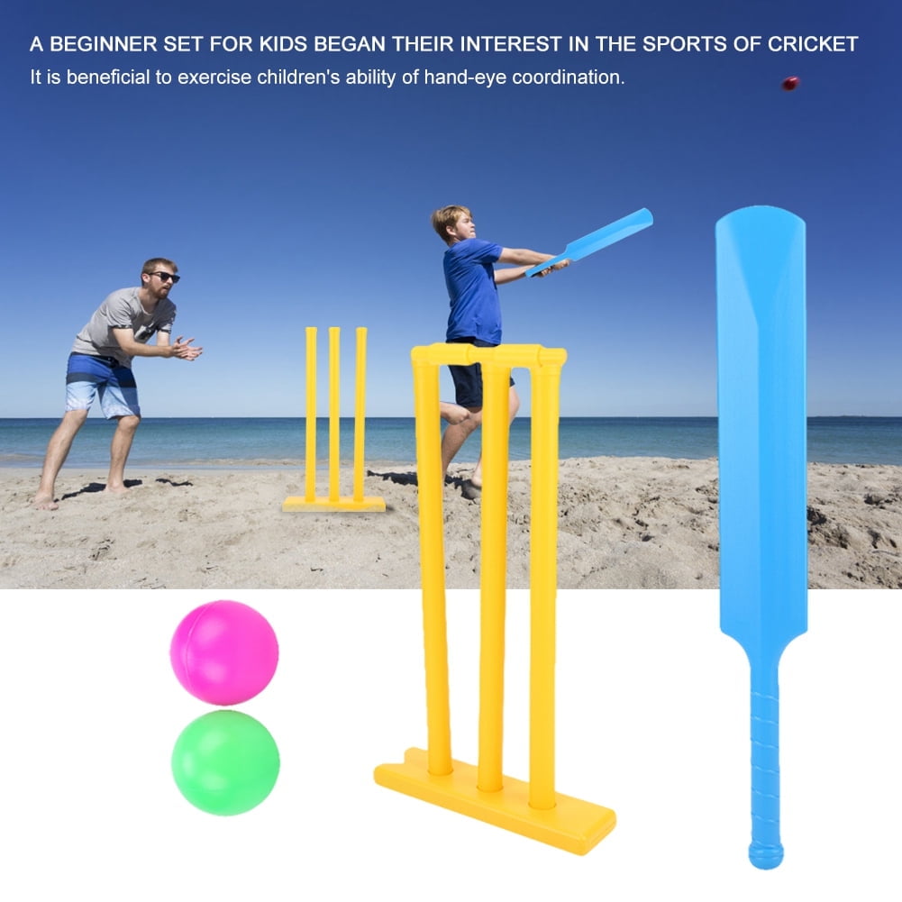 Kids Plastic Cricket Set, Sports Interactive Board Game, Gift Play Toys ...