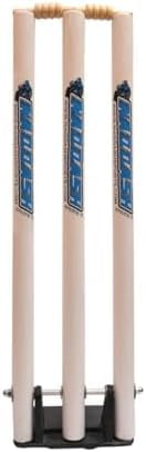 Cricket Spring Return Stumps Wickets Metal Base Multi Surface Placement ...