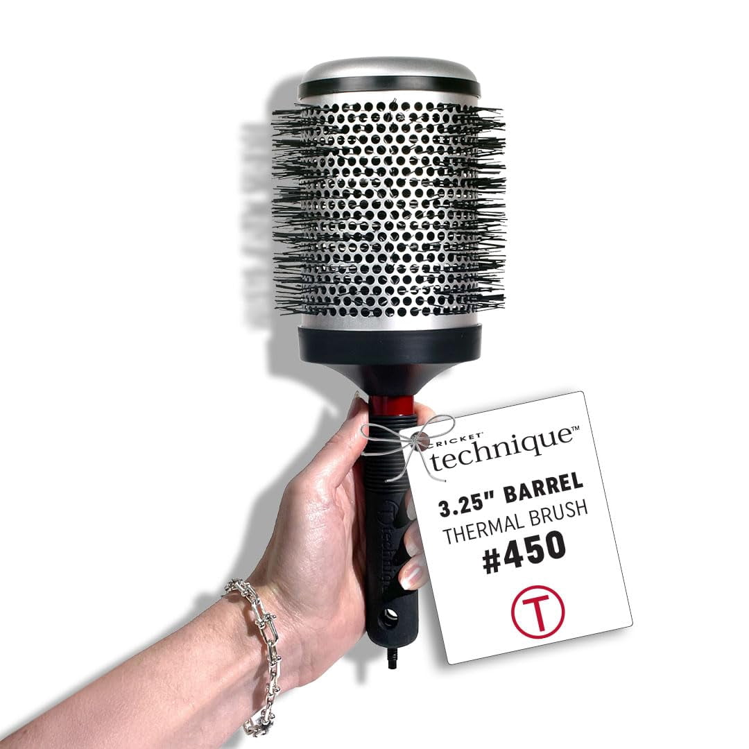 Cricket Technique Thermal Hair Brush #450 3.25” Curling, and Styling ...