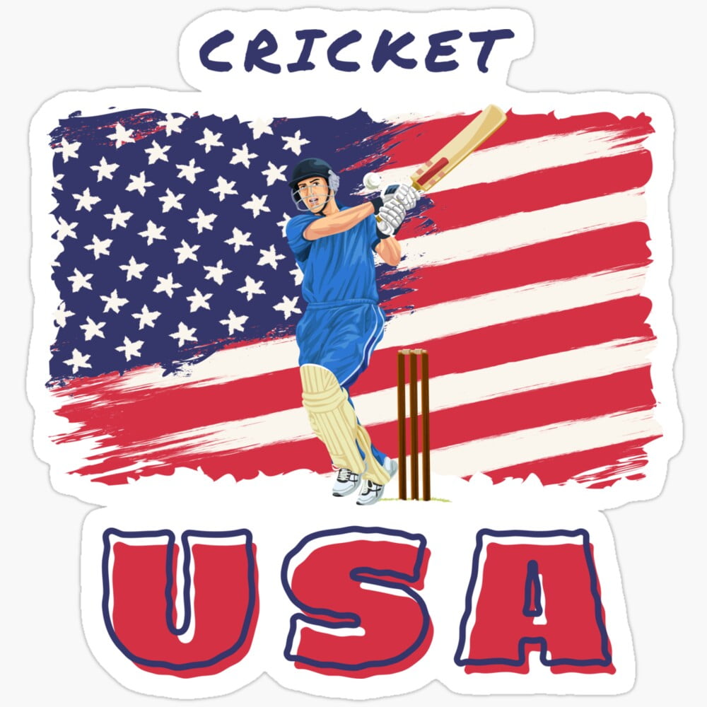Cricket Usa Sticker Phone Decal Water Bottle Stickers Car Decals ...