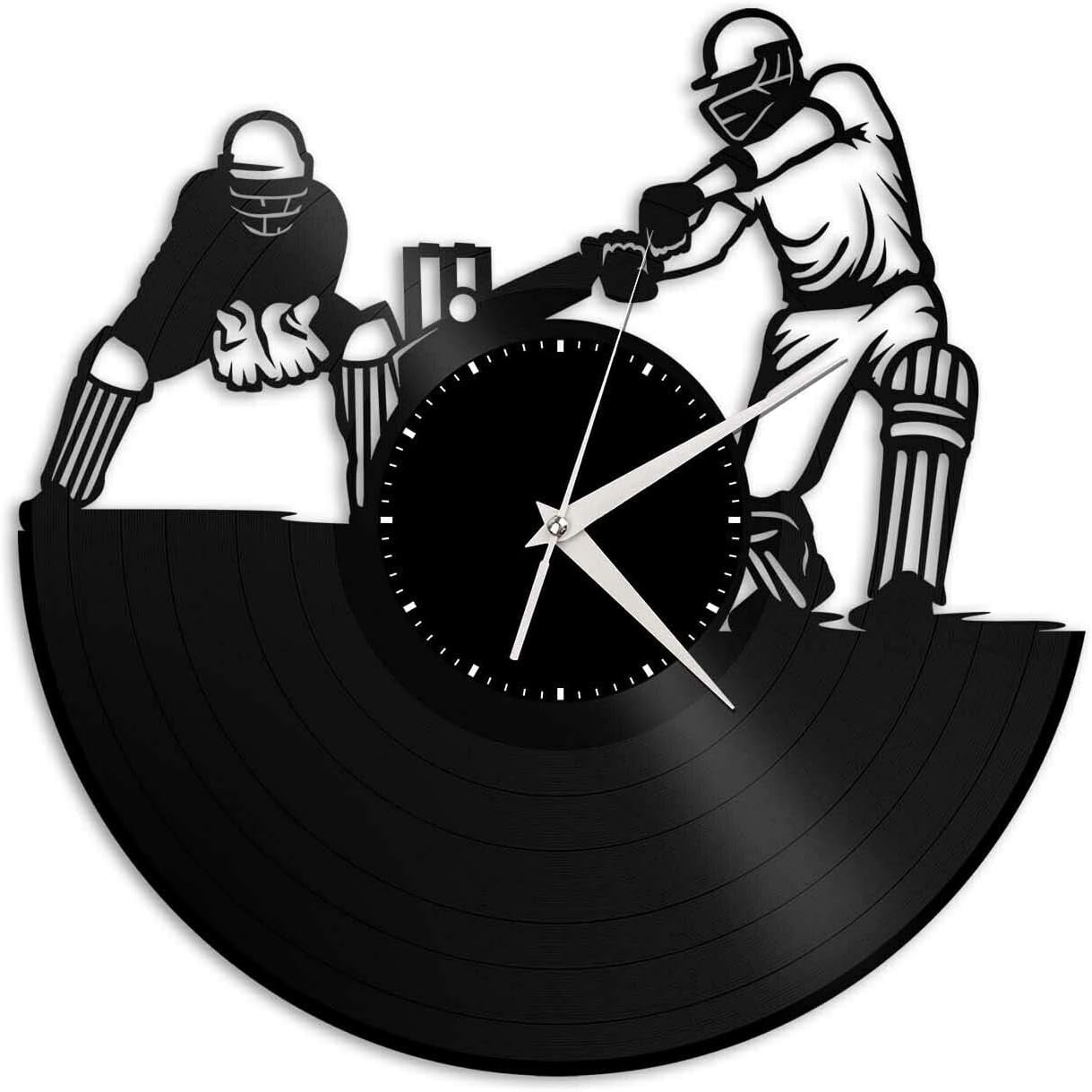 Cricket Vinyl Wall Clock,Vinyl Record Clock Wall Art Black Handmade Art ...