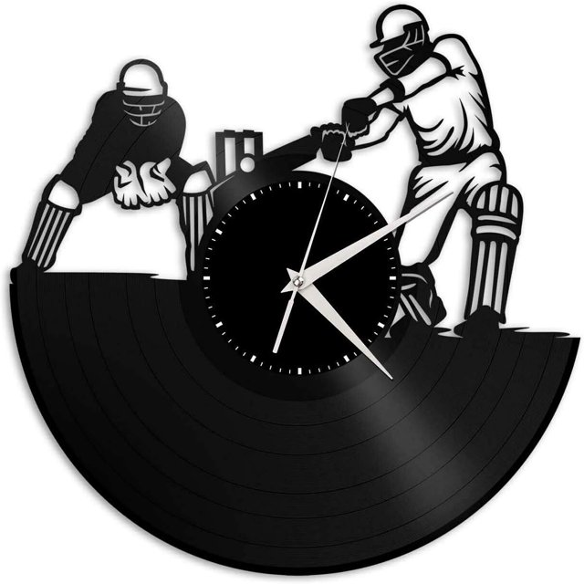 Cricket Vinyl Wall Clock,Vinyl Record Clock Wall Art Black Handmade Art ...