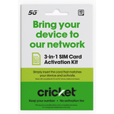 Cricket Wireless SIM Card Kit 3-in-1 Nano Micro Standard Devices for ...