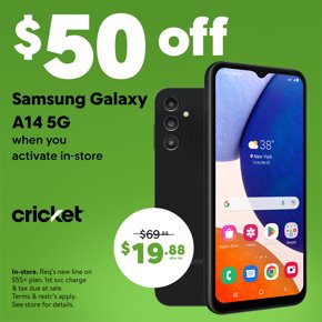 Cricket Wireless iPhones at Walmart