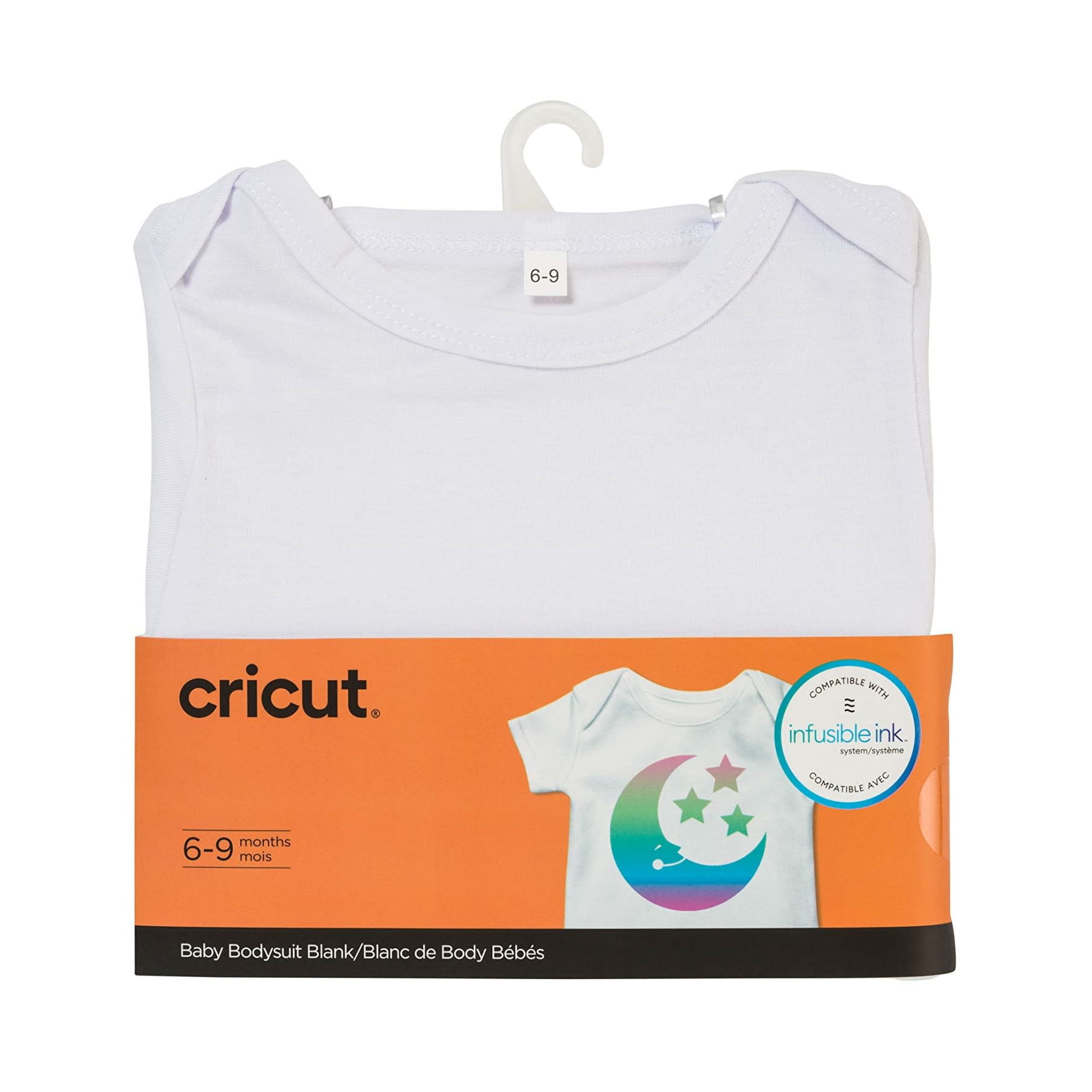 Cricut Baby Bodysuit Blank, 6-9 Months - Walmart.com