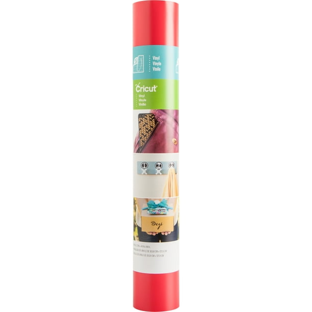 Cricut Basic Vinyl, Red - 12"x48" - Walmart.com