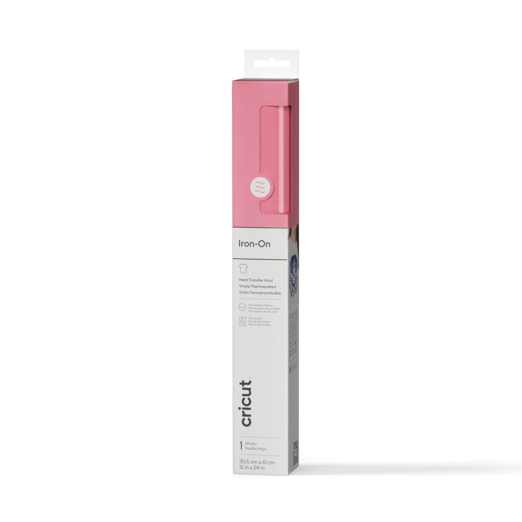 Cricut Iron-On (2 ft), Pink, 12 x24, Roll - Walmart.com