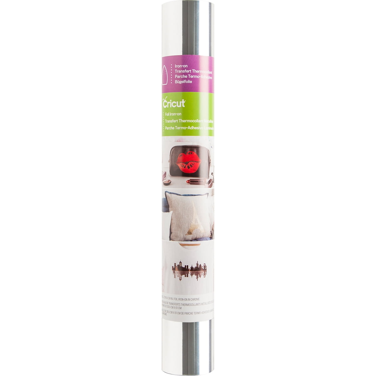 Cricut Foil Iron-On Vinyl - Chrome - Walmart.com