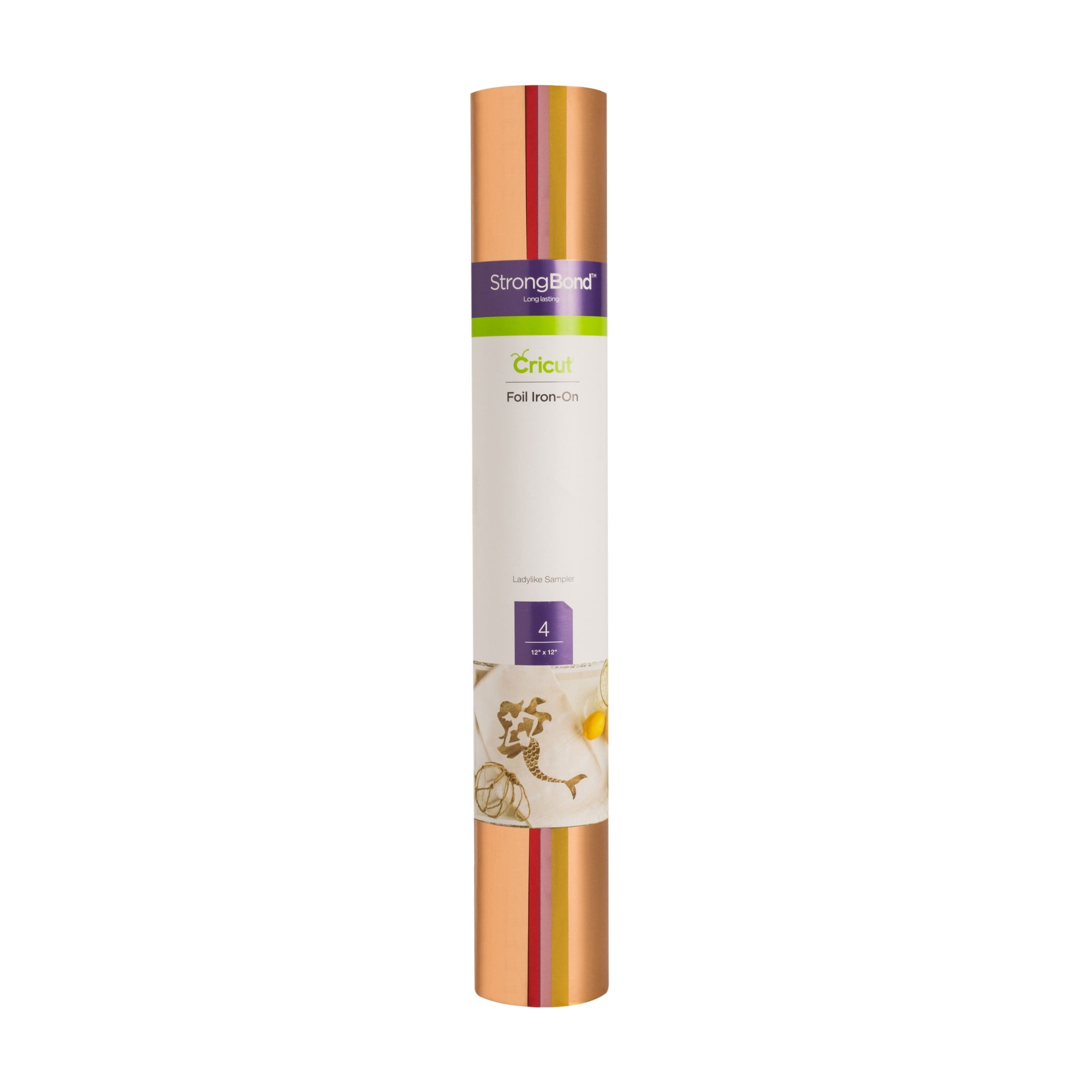 Cricut Foil Iron-On Vinyl Sampler, Ladylike, 12" x 12" - Walmart.com