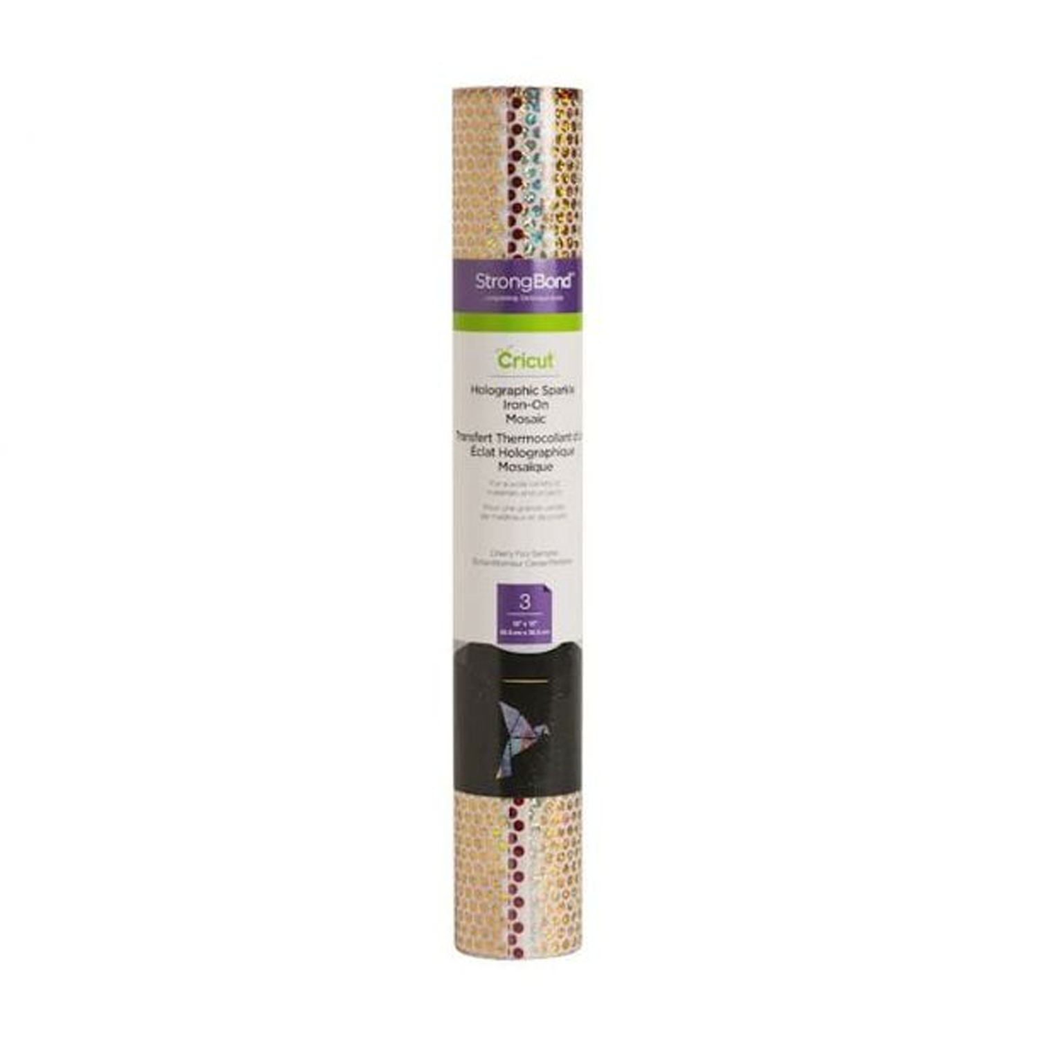 Cricut Holographic Sparkle Iron-On Vinyl Mosaic Circles Sampler, Cherry ...