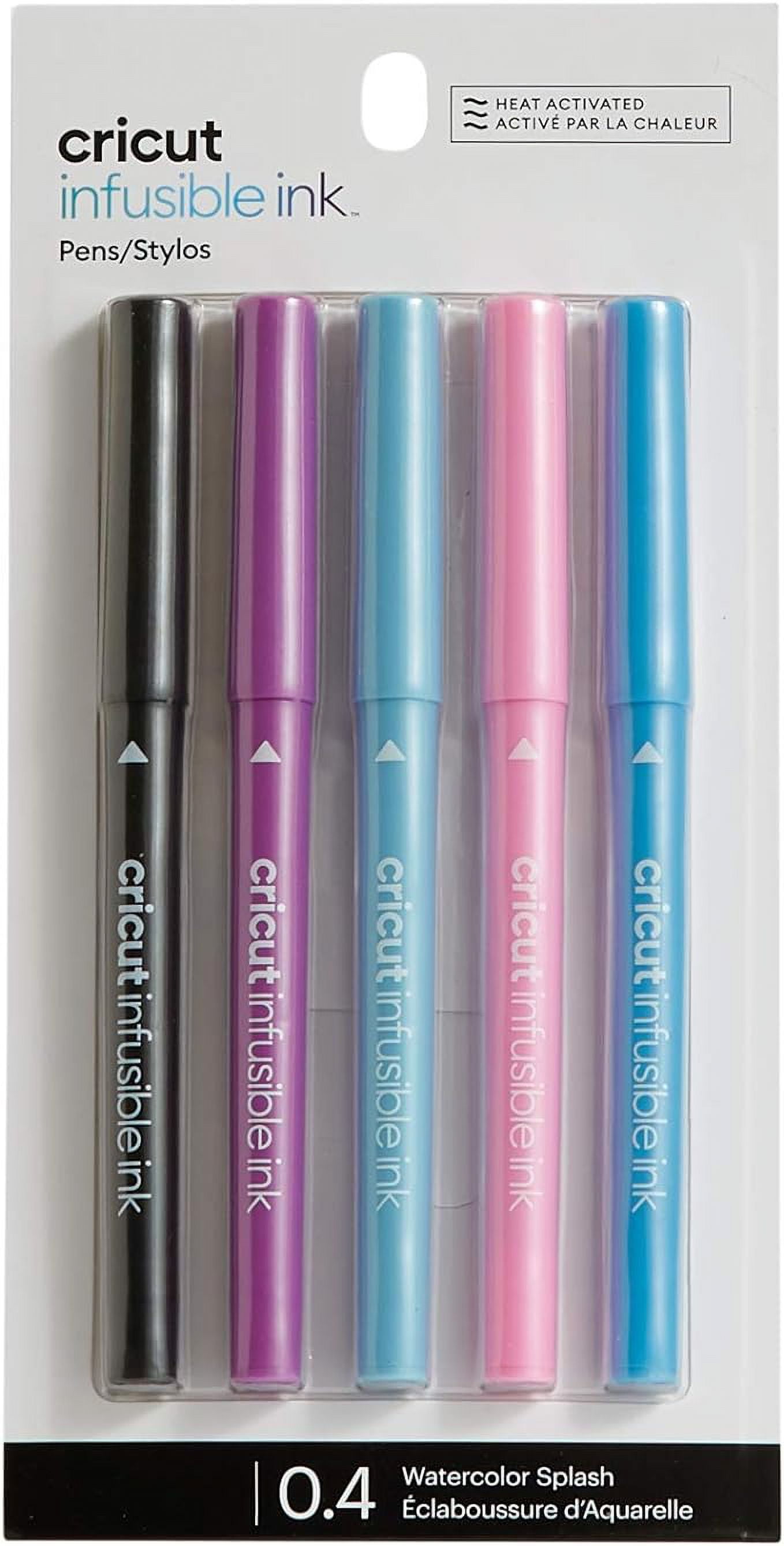 Cricut Infusible Ink Pens, Water Color Splash Fine-Point Markers (0.4 ...
