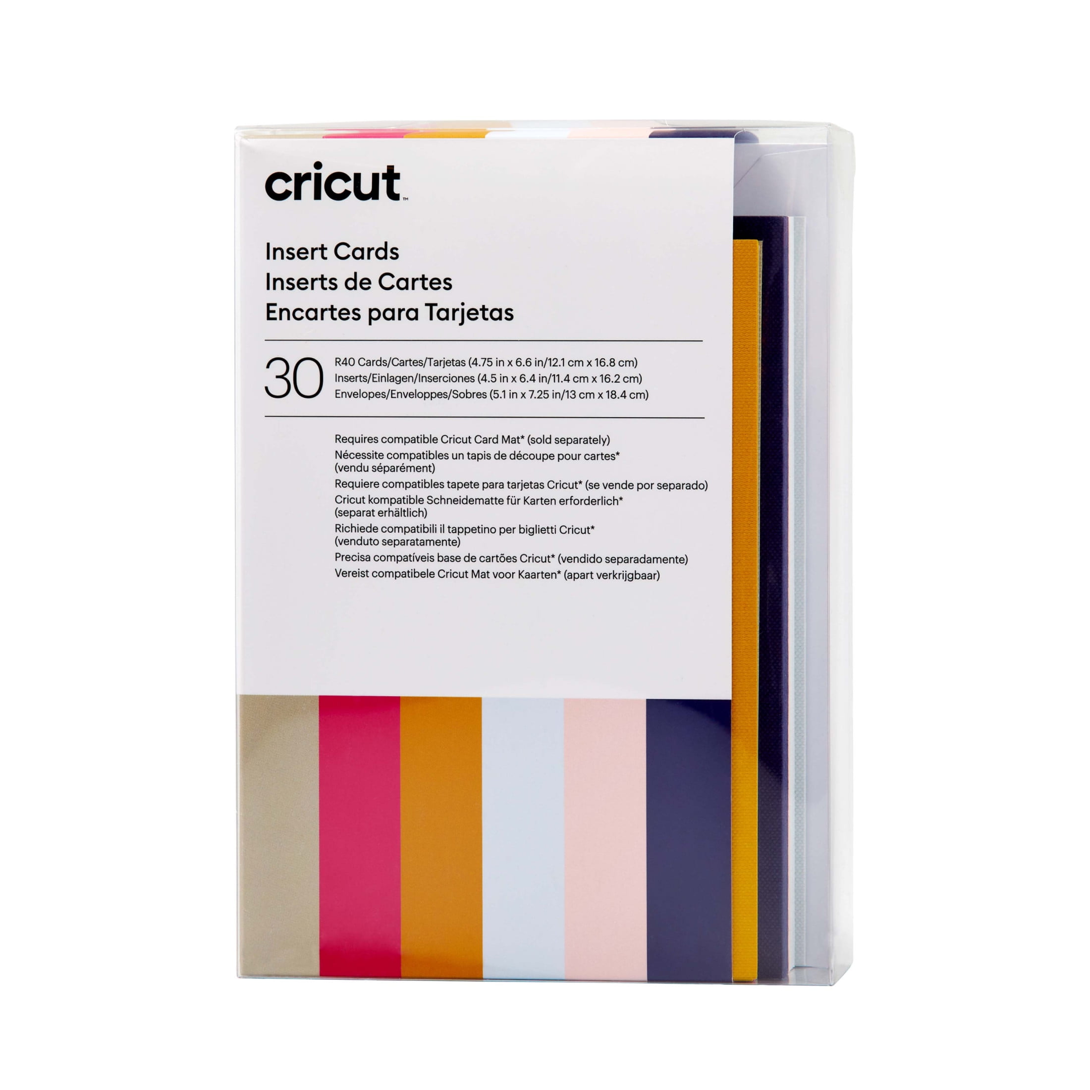 Cricut Insert Cards, Sensei Sampler - R40, 30 ct, 4.75" x 6.6 ...