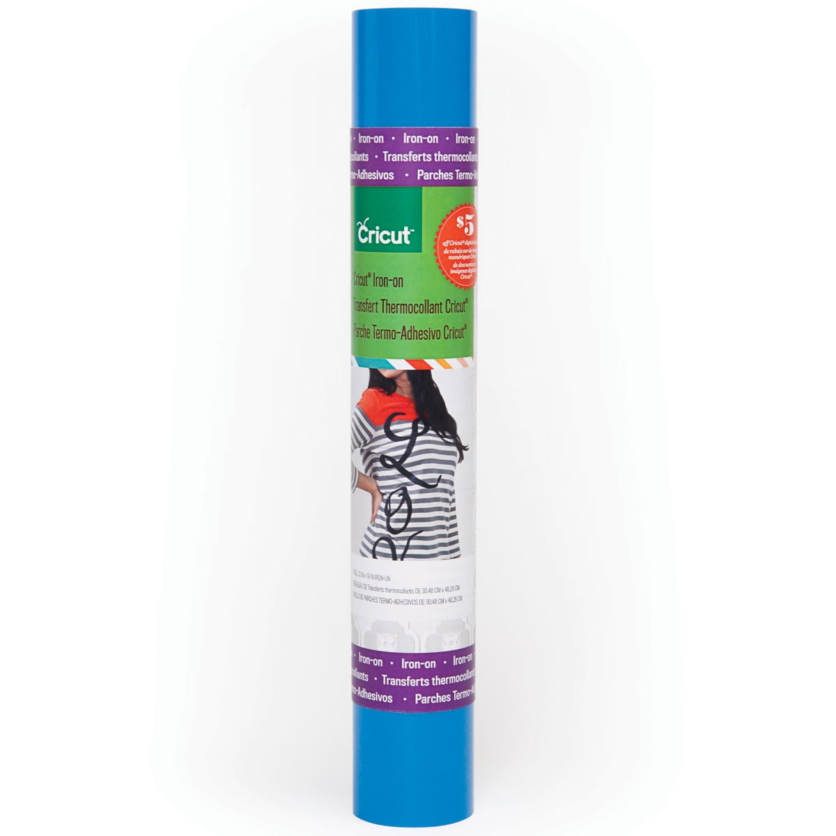 Cricut Iron-On 12"x19", Cyan - Walmart.com