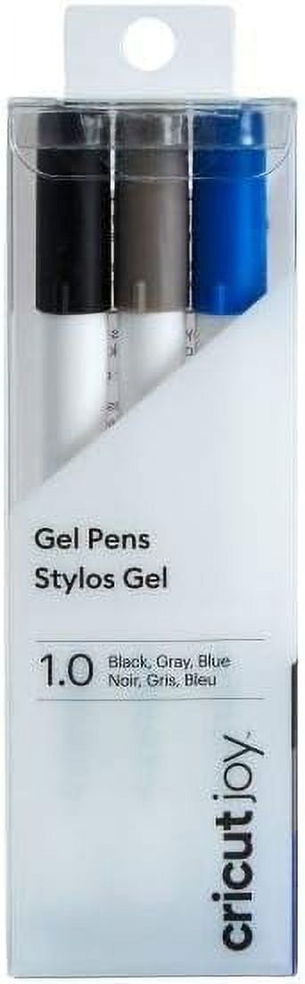 Cricut Joy Gel Point Pens 1.0 (3) Black, Gray, Blue - Walmart.com