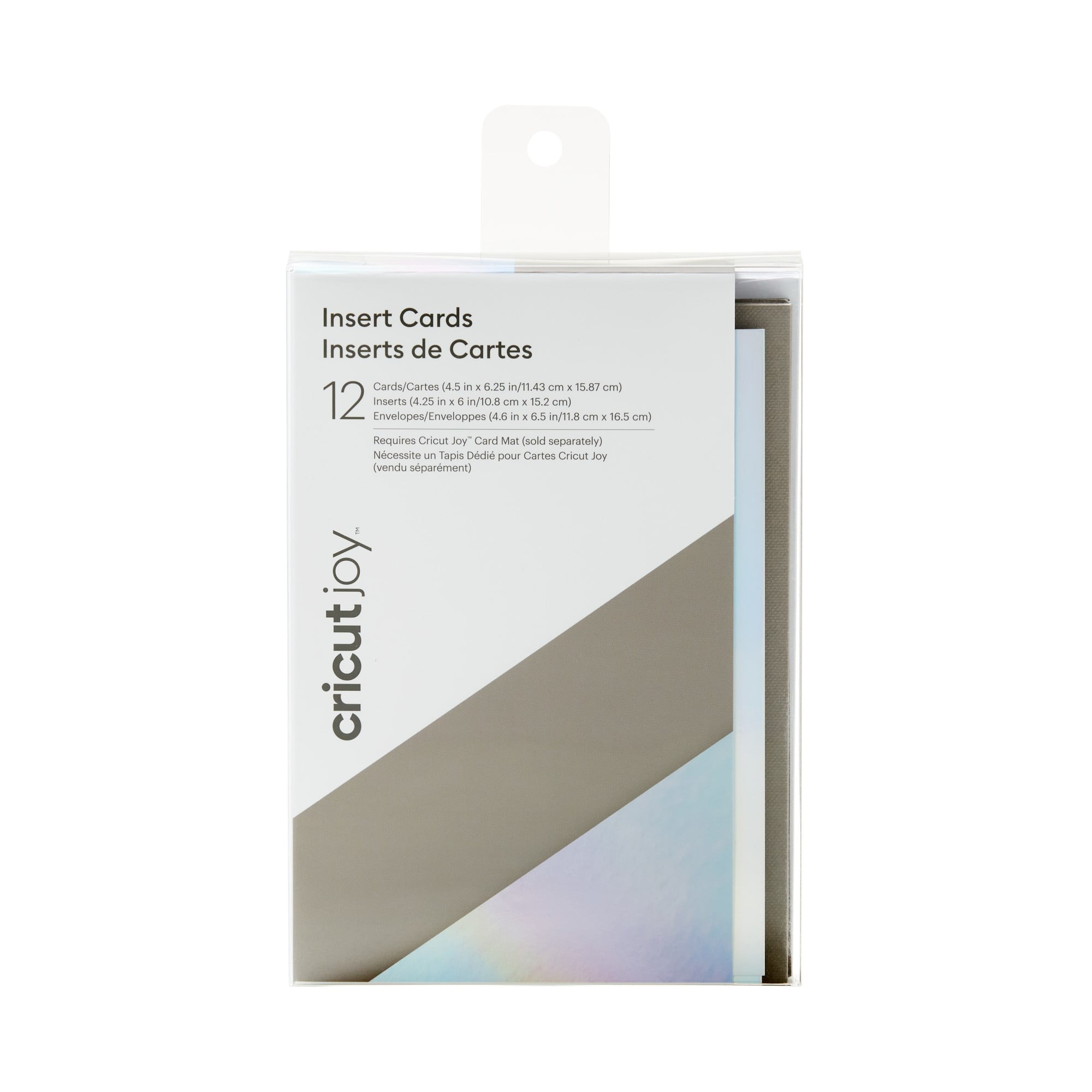 Cricut Joy™ Insert Cards, Gray/Silver Holographic - A6, 4.25" x 6.25 ...