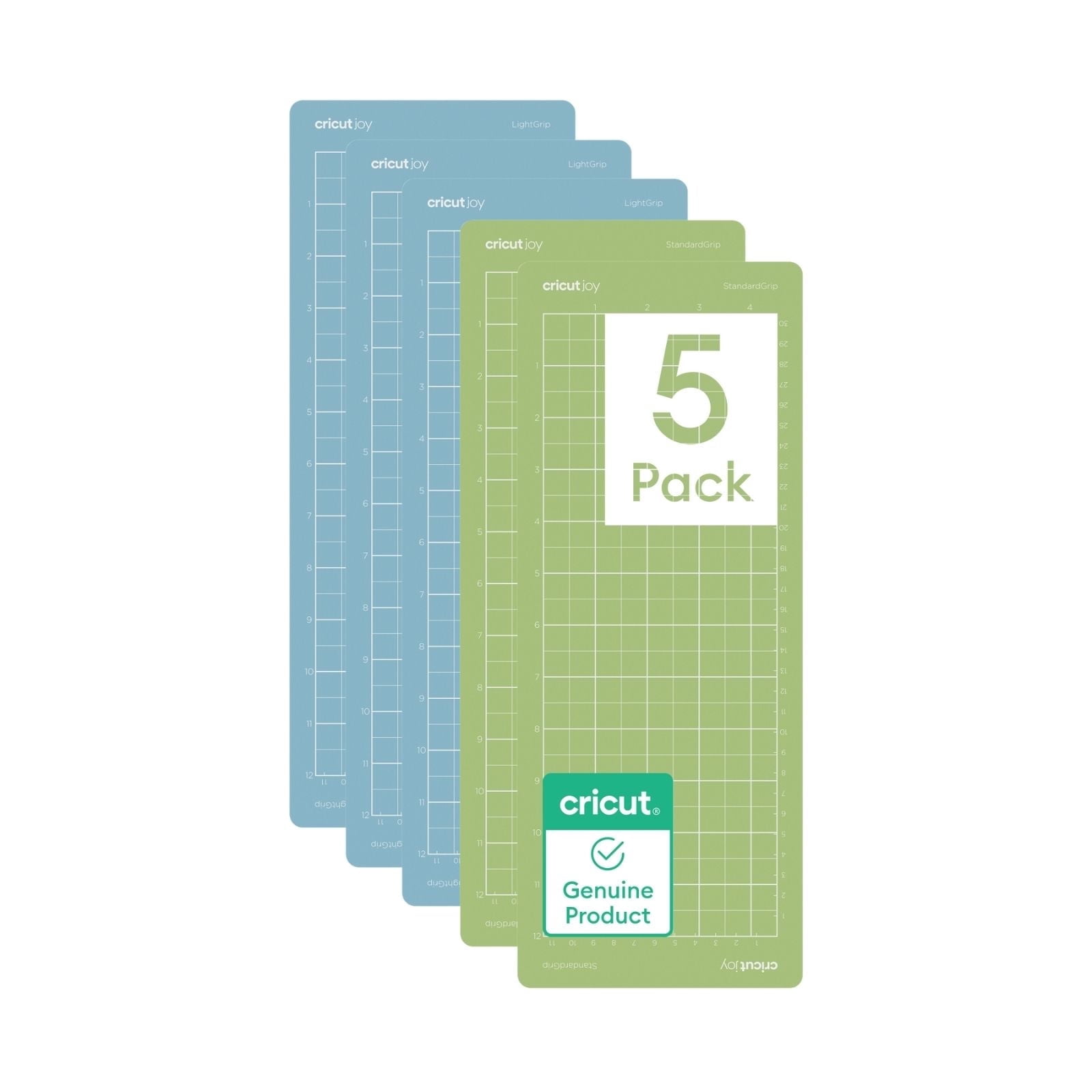 Cricut Light Grip Machine Mat 4.5 x 12 inches 5-pack for lightweight ...