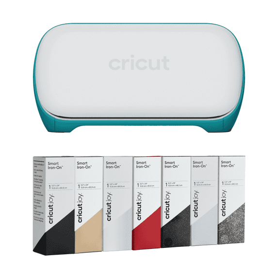 Cricut Joy Smart Die-Cutting Machine, White + Smart Iron-On Material ...